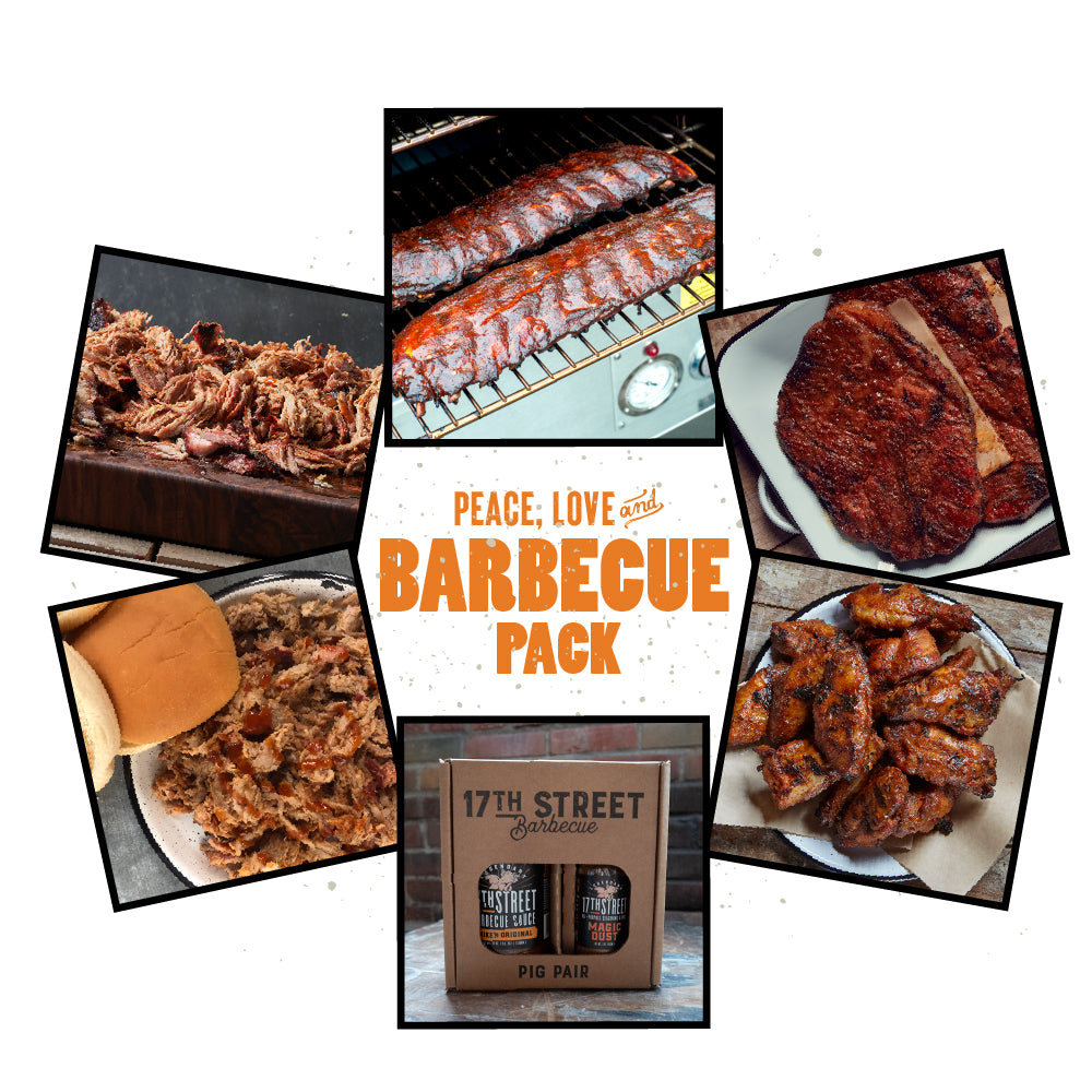 17ST Peace, Love, & Barbecue Pack – 17th Street BBQ